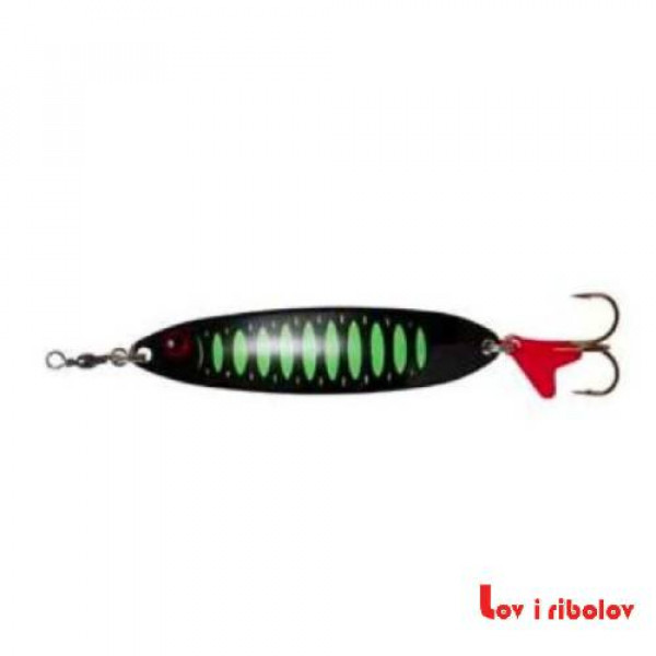 Varalica DAM Effzett Slim Standard Spoon Fluo Green Black 6.5cm
