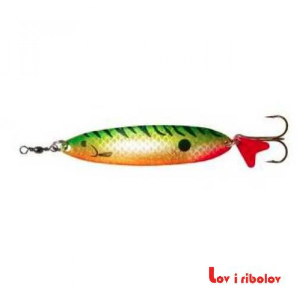 Varalica DAM effzett Slim Standard Spoon Holographic Fire Tiger UV 6,5cm 30g