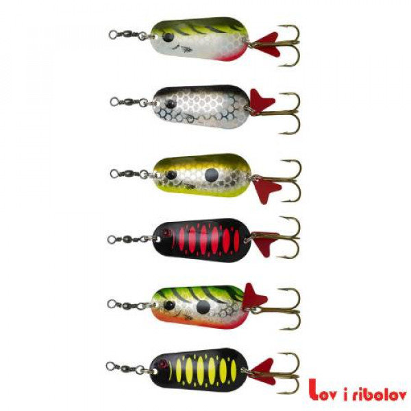 Varalica DAM Effzett Standard Spoon Fire Tiger UV 5.5cm 22gr