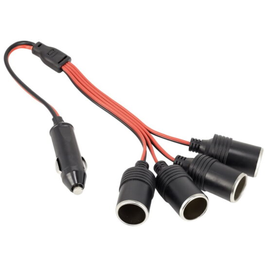 Adapter upaljača za auto sa 4 ulaza 12/24V – Carmotion 58628