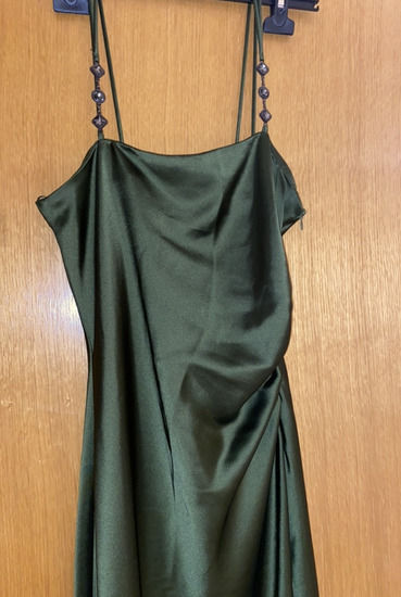 Zara midi satenska haljina