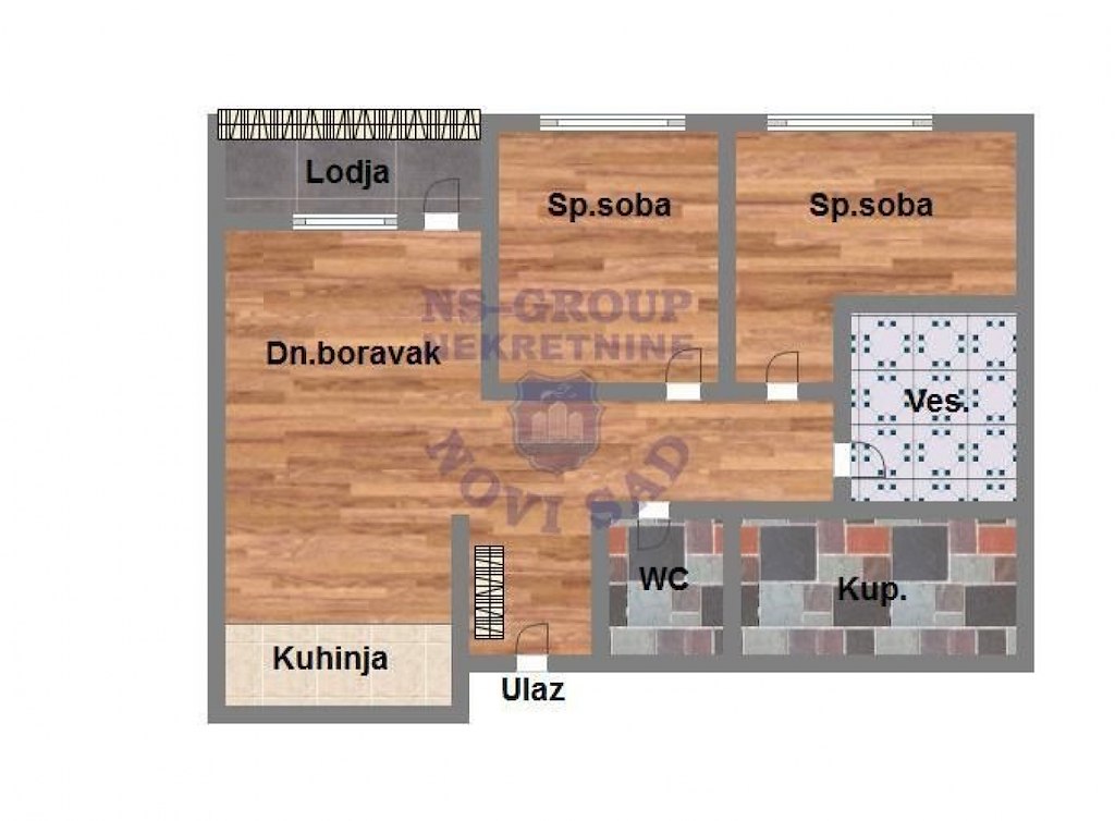 VRHUNSKI KVALITET - Trosoban - 66m2