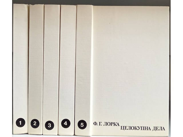 FEDERIKO GARSIJA LORKA 1-5 Komplet