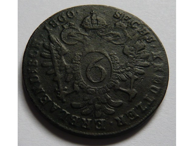 6 Kreuzers - 1800 B - Austrija