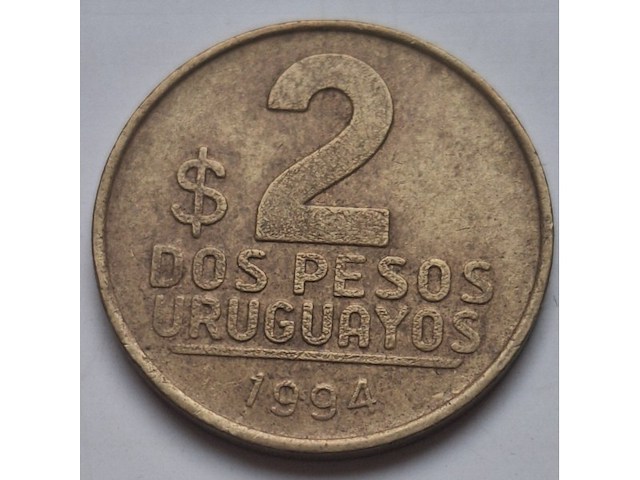 2 Pesos 1994 Urugvaj