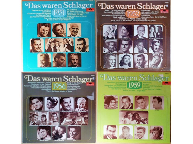 4LP*: V/A - Das waren Schlager 1951-59 (1972-85) MINT