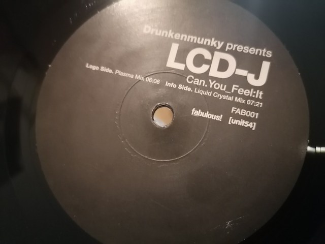 Drunkenmunky Pres. LCD-J - Can You Feel It (Hard House)