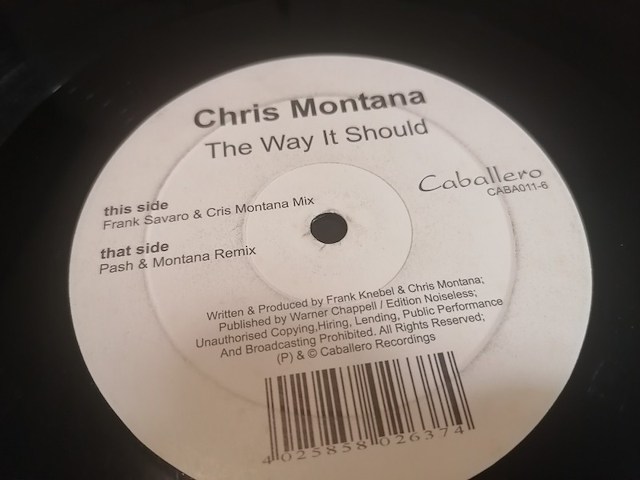 Chris Montana - The Way It Should (House, Tribal House)