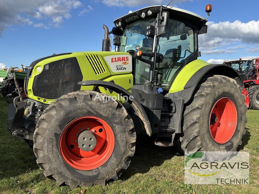 Claas Axion 870 traktor točkaš