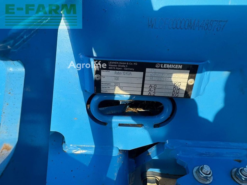 Lemken rubin 10 500 kua tanjirača