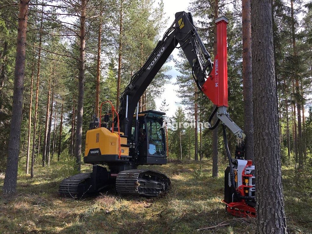 Volvo ECR88D x Nisula 425H harvester