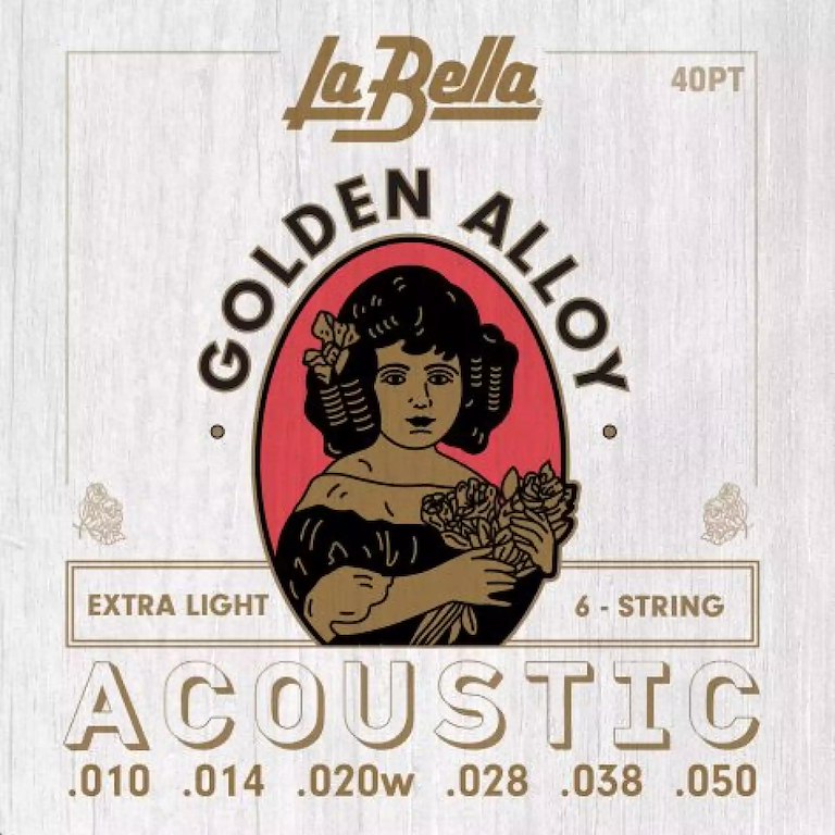 La Bella 40 PT 10-50 - Žice za akustičnu gitaru