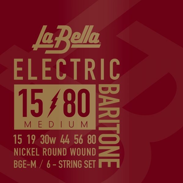 La Bella 15-80 BGE-M Baritone - Žice za bariton gitaru