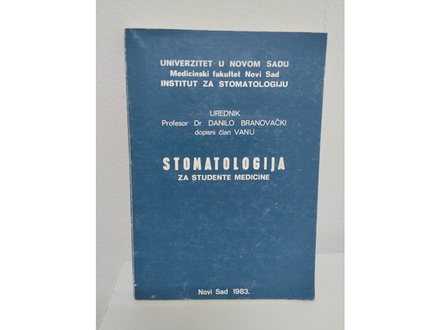 STOMATOLOGIJA za studente medicine