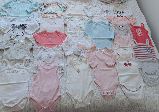 Bodici za bebe devojčice 3-6m