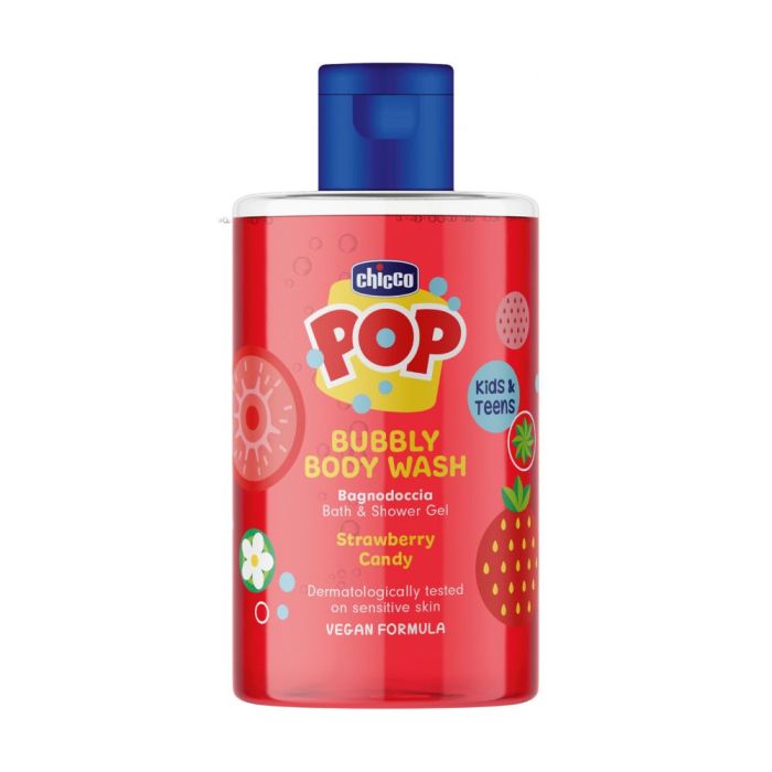 Chicco POP jagoda kupka za telo 300ml
