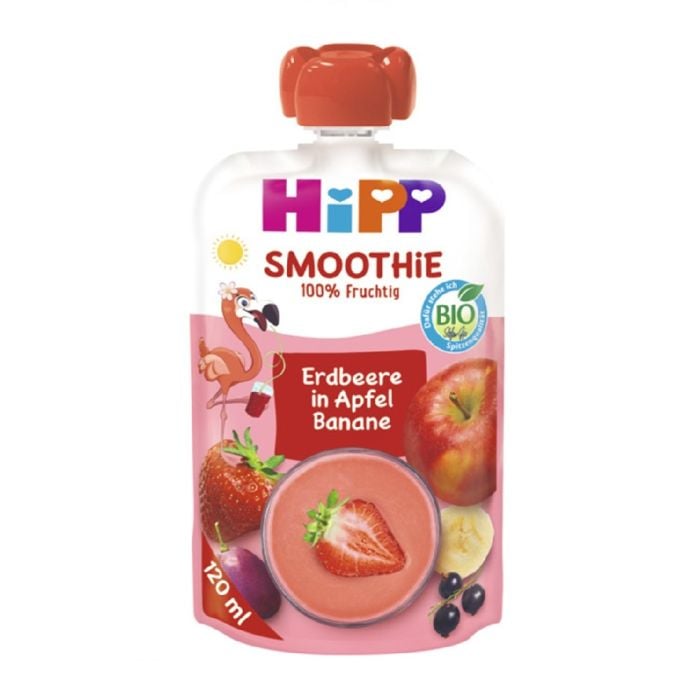 Hipp BIO smoothie napitak Jabuka i banana sa crvenim voćem 120ml