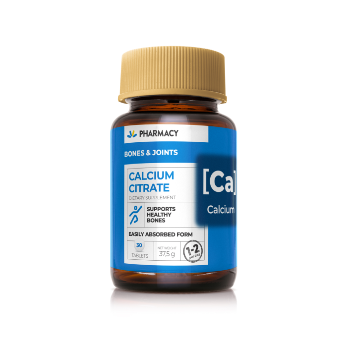 Pharmacy Calcium Citrate, 30 tbl