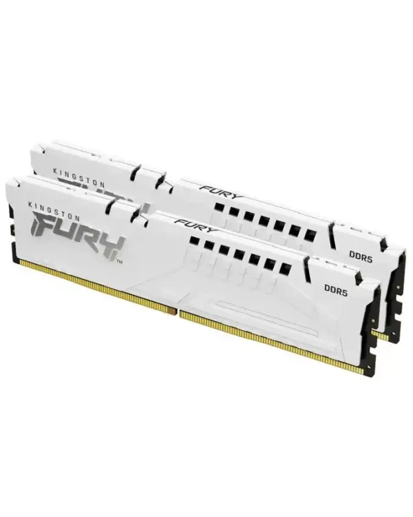 Memorija DDR5 64GB(2x32GB) 6000MHz Kingston Fury Beast KF560C36BWEK2-64 White EXPO