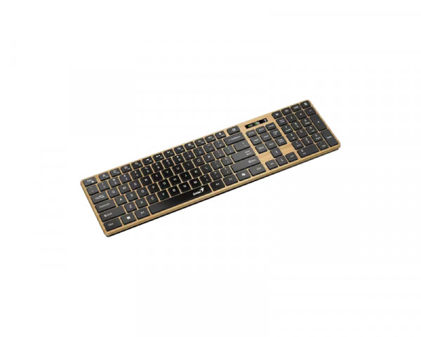 GENIUS SlimStar 7250BT, AI, Pine Wood YU wireless tastatura
