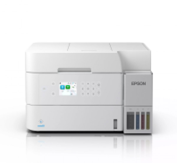 L6376 EcoTank, print-scan-copy, Color, A4, 4800X1200, LAN, Wi-Fi, ADF, LCD, Duplex print @ scann, White ( C11CL43404 )
