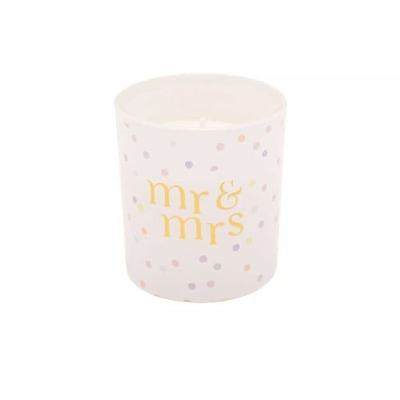Mirisna sveća - Confetti, Mr and Mrs, 120g