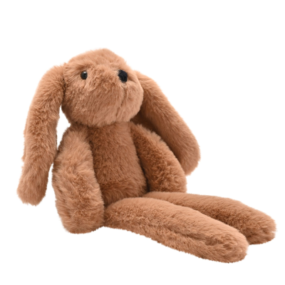Plišana igračka - The Classical Plush, Dark Brown Bunny, Long leg, Cookie 35 cm