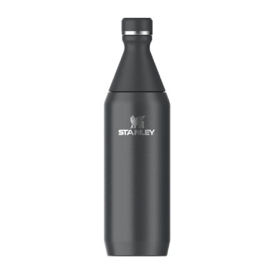 Termos - Stanley, The All Day Slim Bottle, Black Gloss, 600 ml