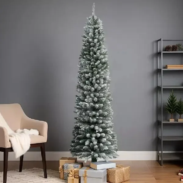 Novogodišnja jelka Pencil pine snowy 180cm-50cm Everlands 68.4021