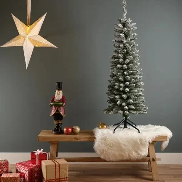 Novogodišnja jelka Pencil pine snowy 120cm-41cm Everlands 68.4019