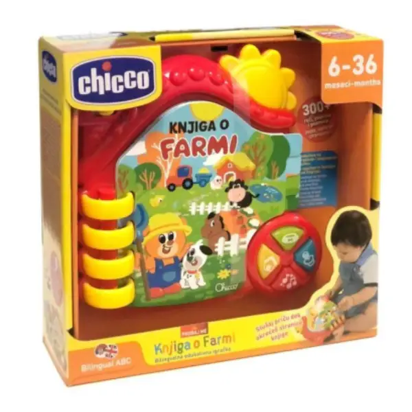 Vesela dvojezična farma za decu sa zvukovima Chicco A050769