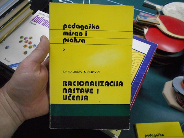 Dr Radisav Ničković - Racionalizacija nastave i učenja