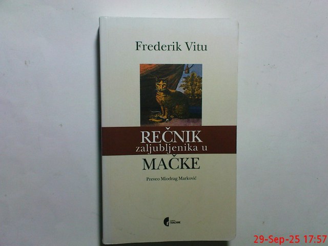 FREDERIK VITU  -  RECNIK ZALJUBLJENIKA U MACKE
