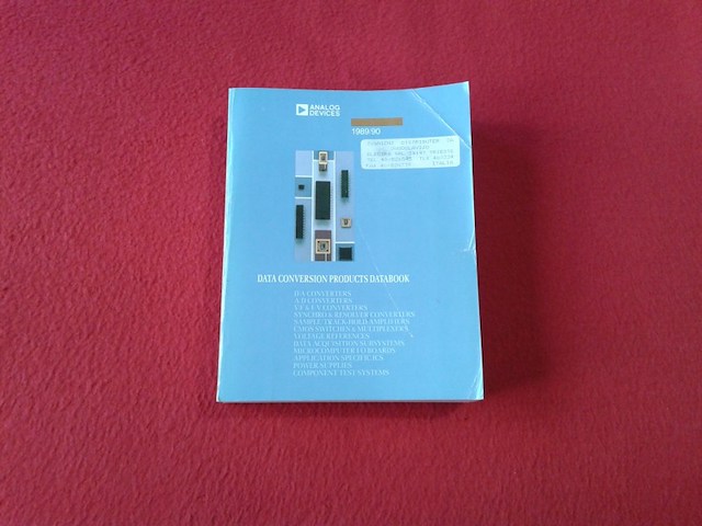 Data Conversion Products Databook 1989/90