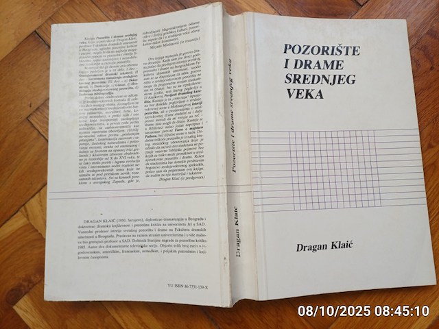 DRAGAN KLAIĆ, POZORIŠTE I DRAME SREDNJEG VEKA