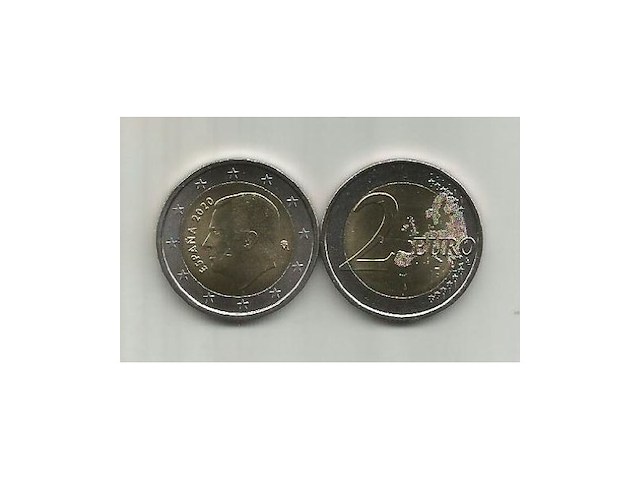 Spanija 2 euro 2020. UNC