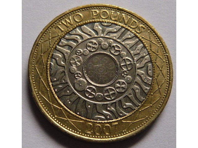 2 Pounds, Funte - 2007 - United Kingdom