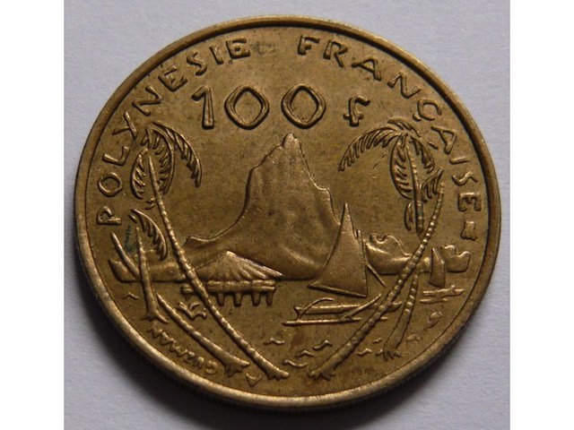 100 Francs with IEOM - 1996 - French Polynesia