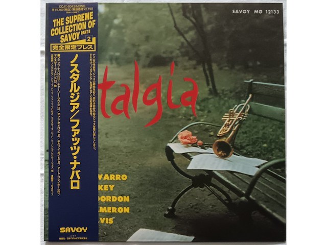 Fats Navaro,Art Blakey,D.Gordon-Nostalgia No.2(Japan P