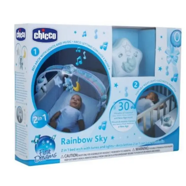 Luk za krevetac sa muzikom i projektorom Dugino nebo Chicco A049312