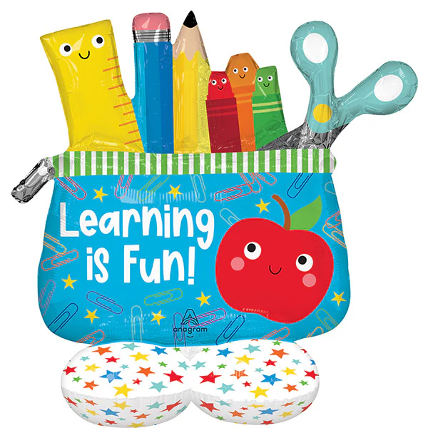 Airloonz School In Session Pencil Pouch Veliki balon za školu