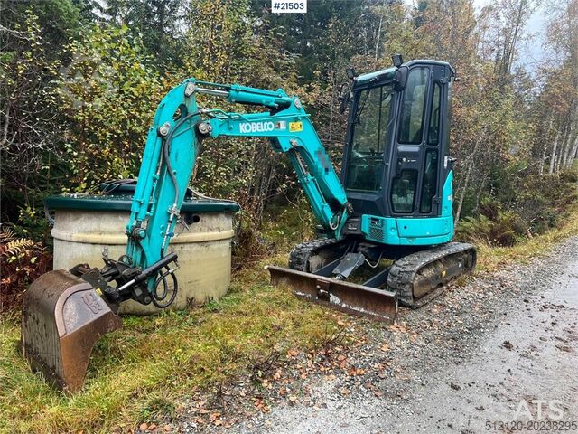 Mini bageri
Kobelco Sk25SR-6E Excavator w/ sanding bucket, digging buc