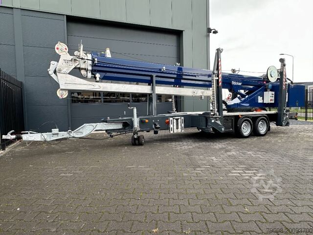 Dizalica na celom terenu
Böcker AHK 30/1500 KS Trailer Crane, 2023, 195 hours!!