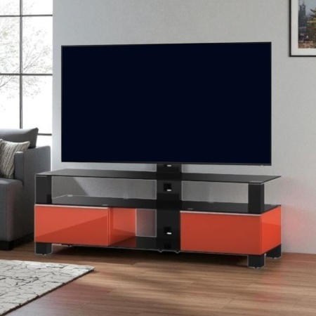 Sonorous md 8143 b-hblk-red tv komoda sa držačem ( 356115 )