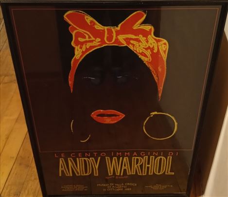 Andy Warhol Black Mummy 1989 Villa Croce Exhibit