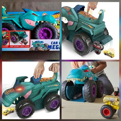 Hot Wheels Monster Truck Car Chompin Mega Wrex nov