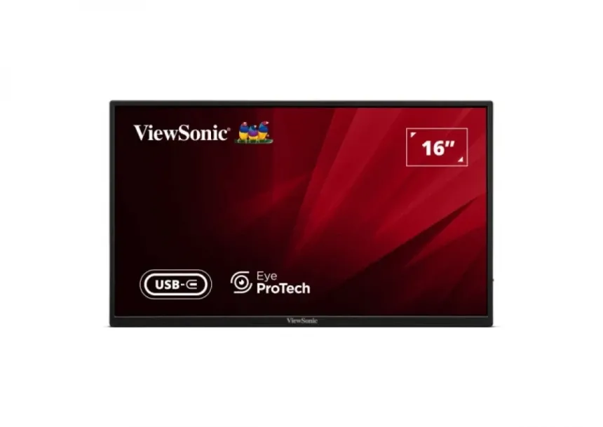 Portabl monitor 16 ViewSonic VA1650 1920x1080/Full HD/IPS/60Hz/USB-C/HDMI/Audio/Zvučnici