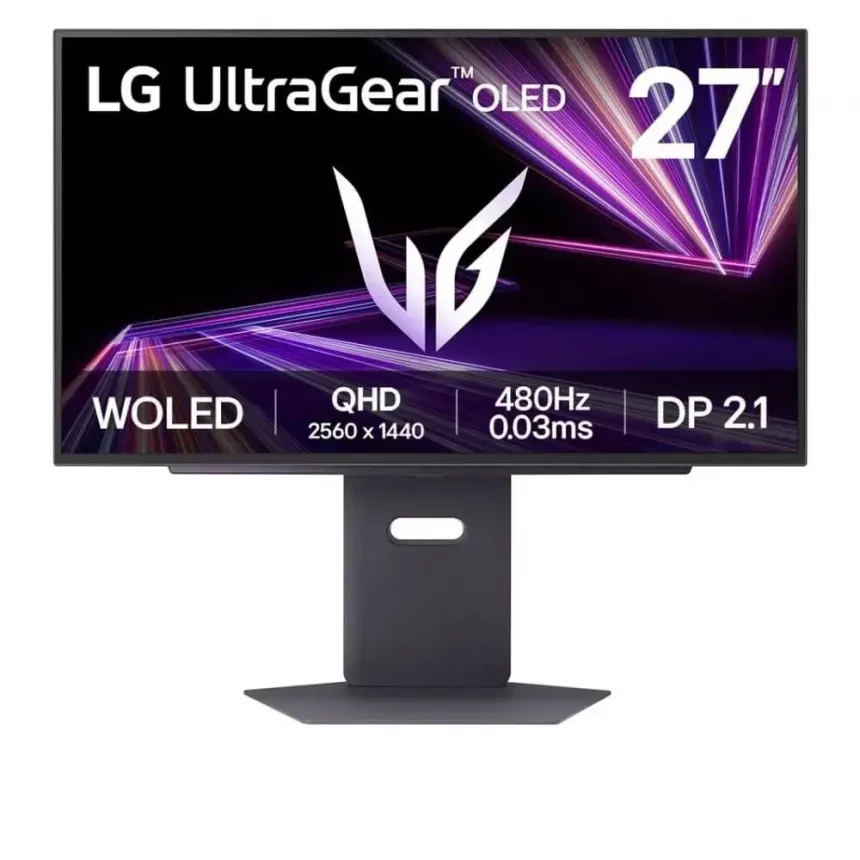 Monitor LG 27GX790A-B 27"/OLED/2560x1440/480Hz/0,03ms GtG/HDMIx2,DP,USB /Gsync,freesync/Pivot/crna