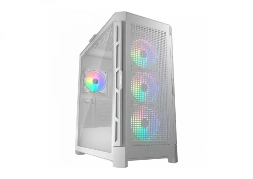 COUGAR DUOFACE PRO RGB PC Case, Mid Tower, White
