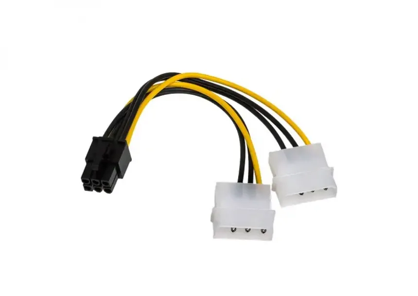 Adapter za napjanje VGA 6PIN M. na 2 x Molex 6PIN F. VM-K260